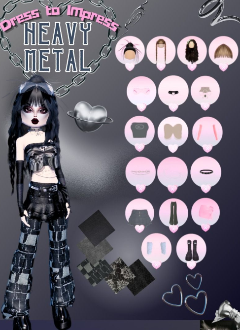 Roblox Hardcore Punk Dress to Impress Outfit – SHS
