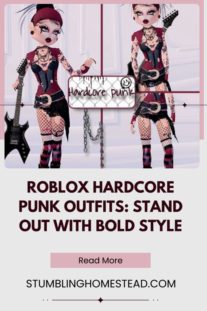 Roblox Hardcore Punk Dress to Impress Outfit – SHS