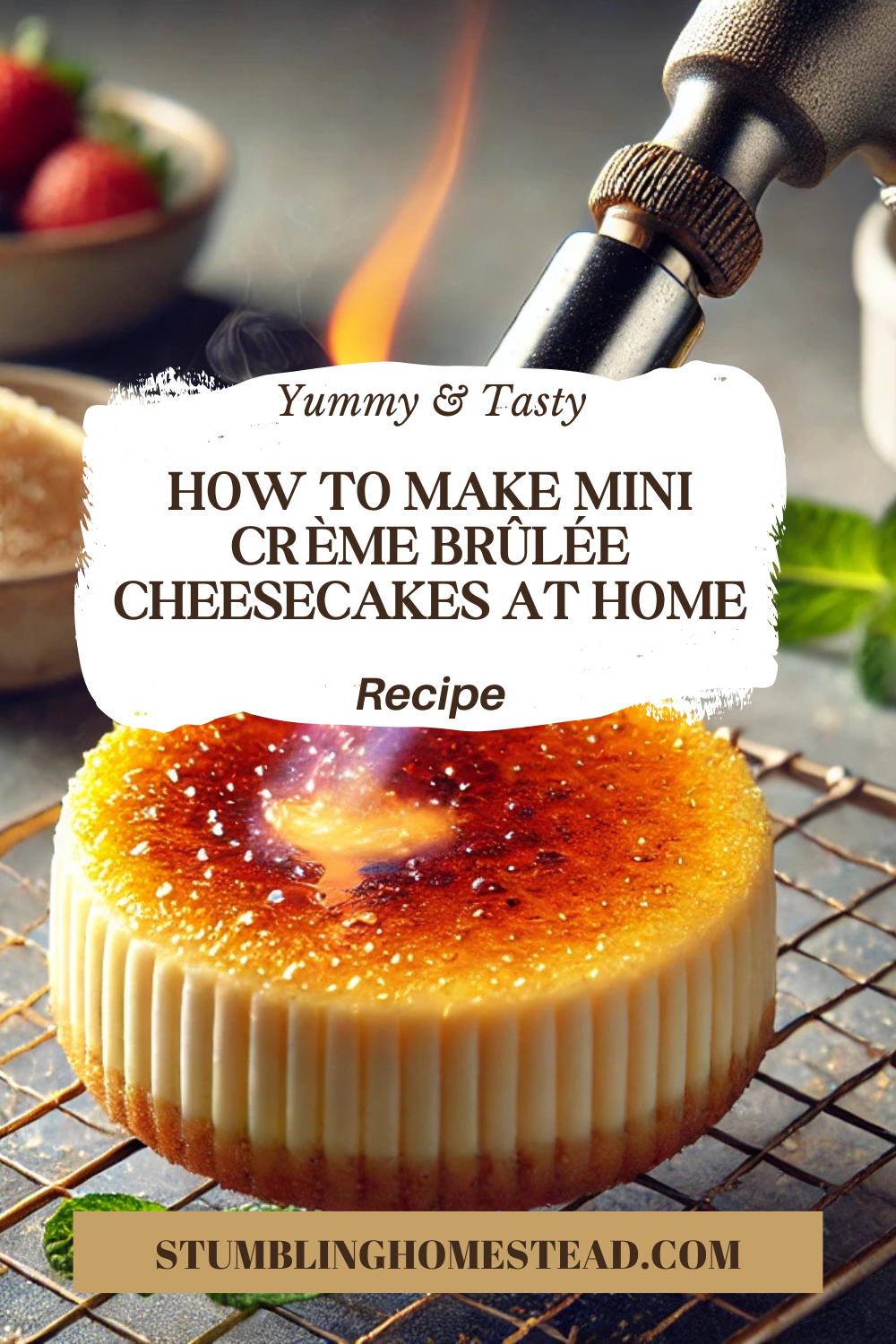Yummy Mini Crème Brûlée Cheesecakes Recipe – SHS