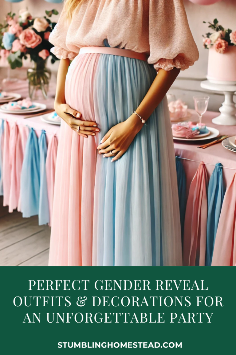 Stylish & Fun Gender Reveal Outfit for Party Decorations – SHS