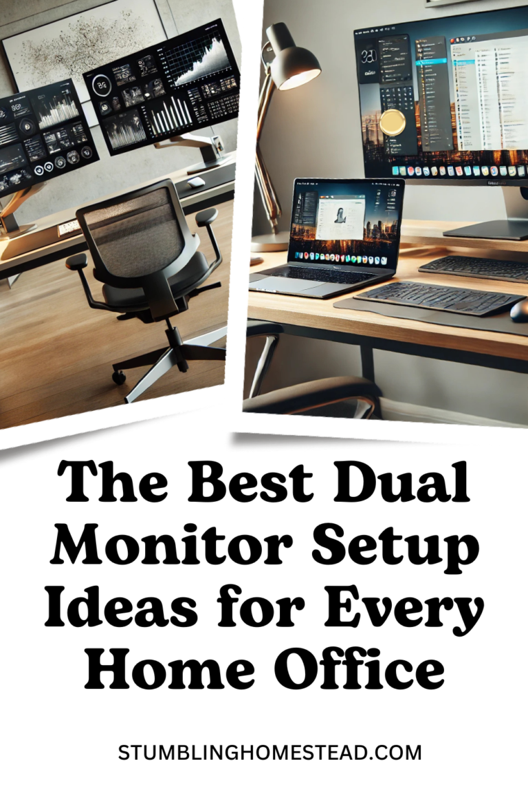 10 Stylish and Functional Dual Monitor Setup Ideas for Your Home Office ...