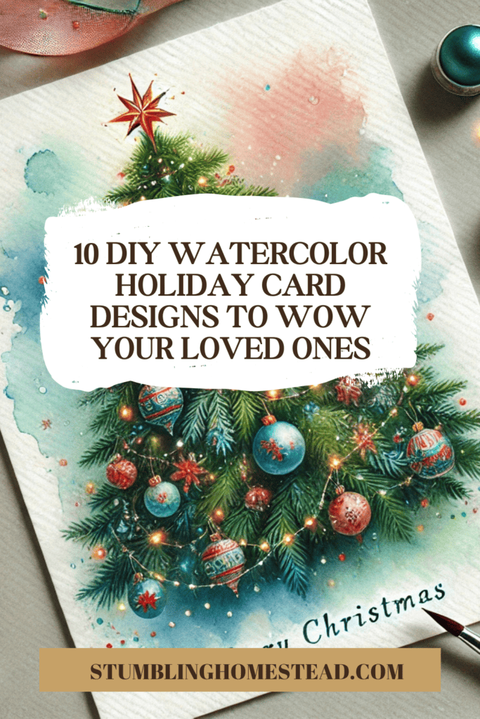 10 Watercolor Holiday Card Ideas: Get Creative This Christmas! – SHS