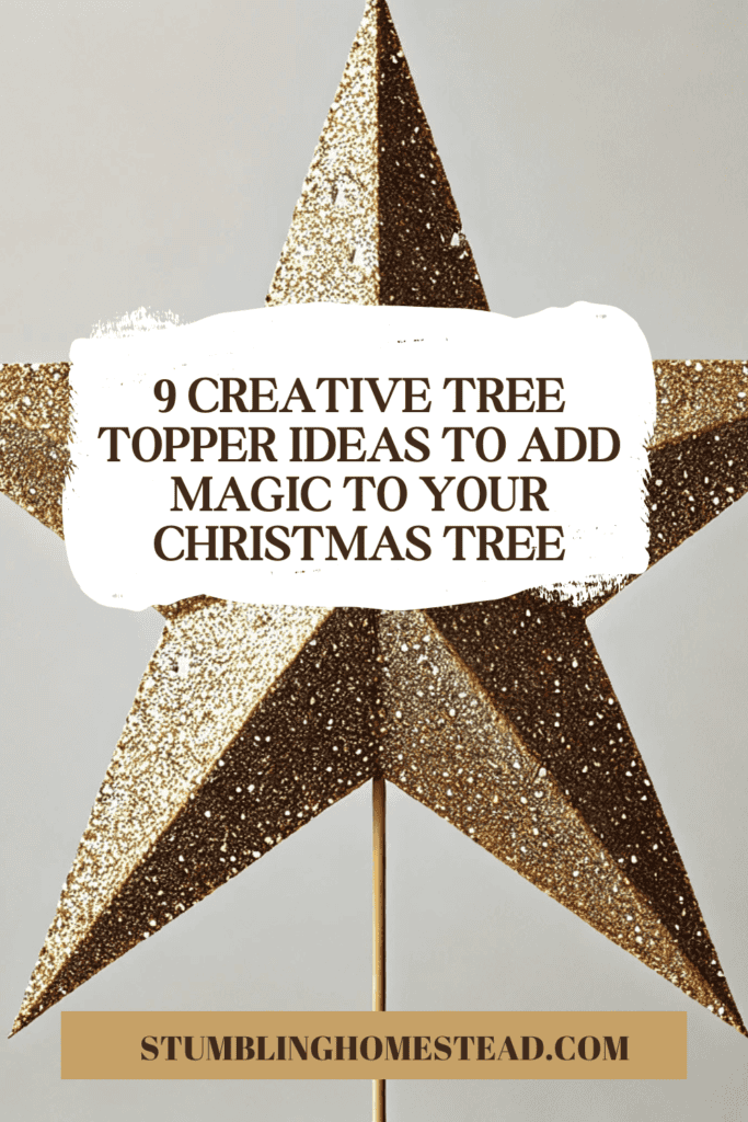9 DIY Tree Topper Ideas: Make Your Christmas Tree Shine! – SHS