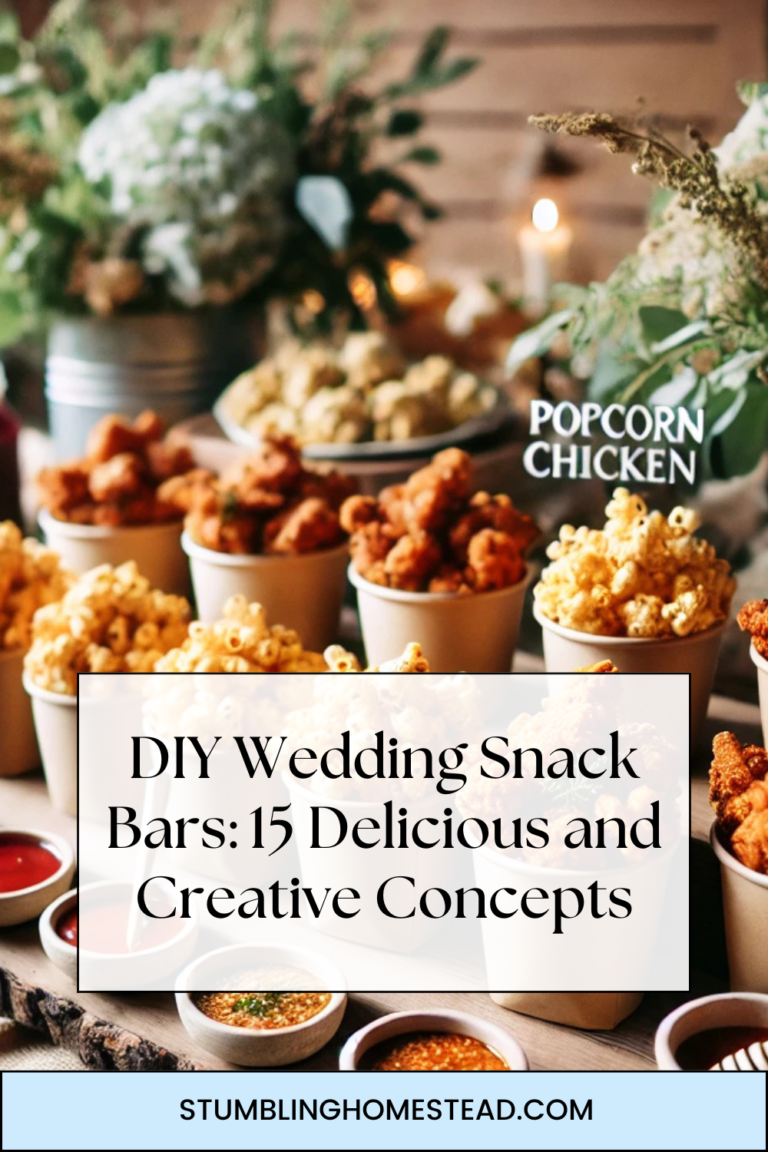 15 Creative Wedding Snack Bar Ideas to Delight Your Guests – SHS